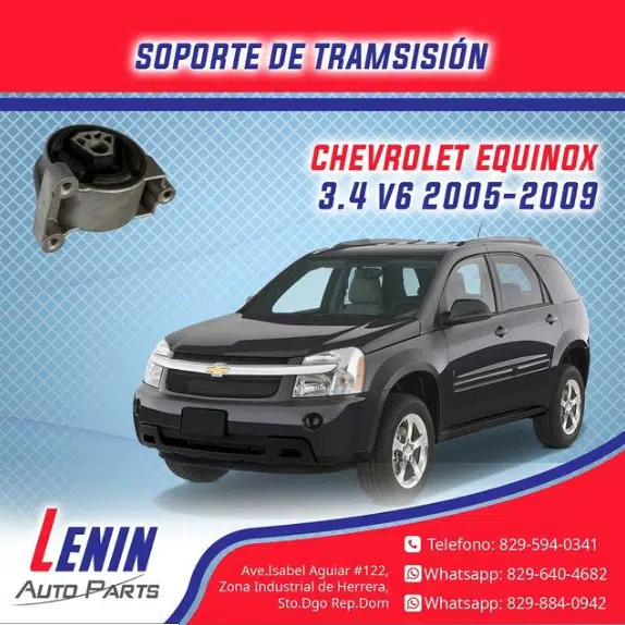 Soporte De Transmisión, Chevrolet Equinox 2005-2009 | Lenin Auto Parts